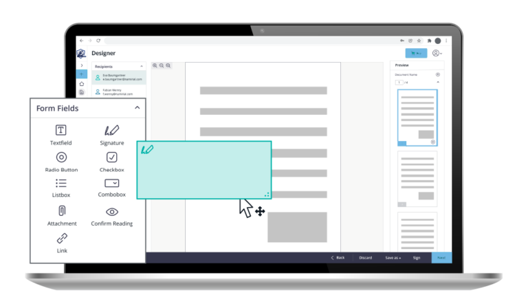 Fonctionnalités : Préparation de documents – Datasure