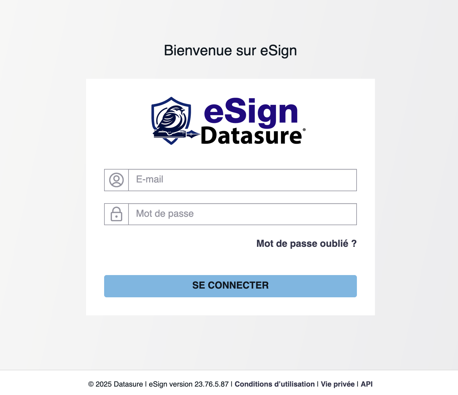 Fonctionnalités : Signer des documents – Datasure
